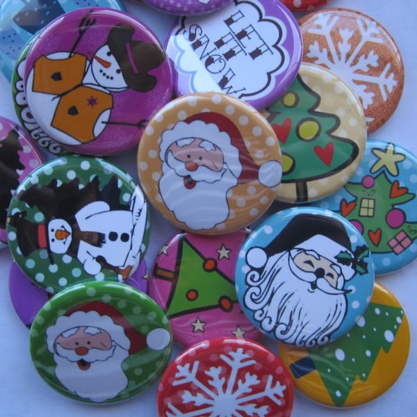 Christmas Buttons - Etsy