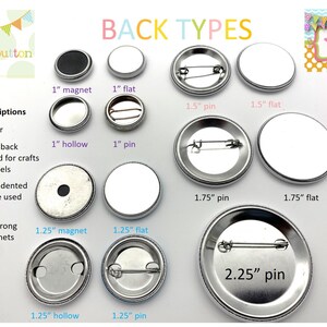 TEN (ten) Reading Book Lover Button Set. Choose From Multiple Sizes and ...