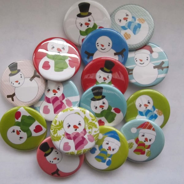 Snowman Buttons - Etsy