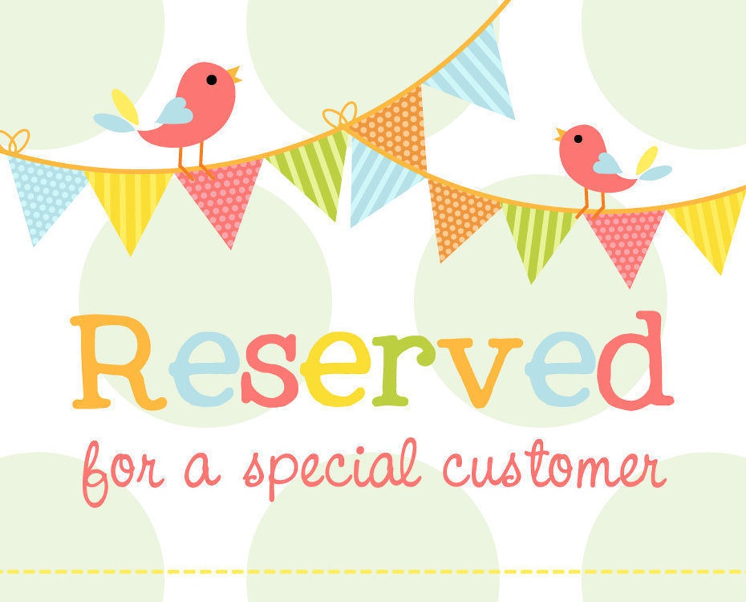 Reserved Listing - Etsy