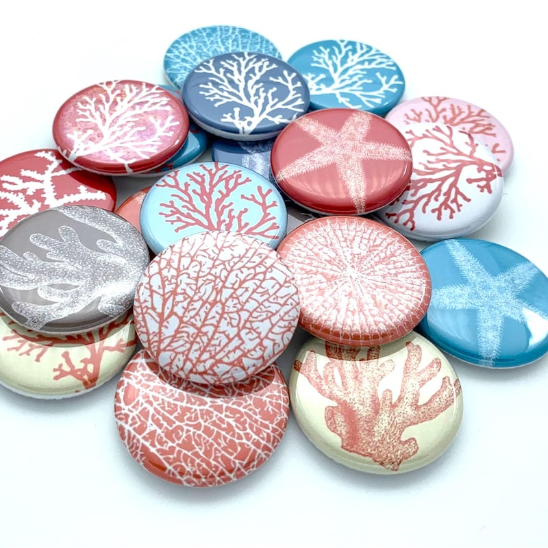 Beach Theme Buttons - Etsy