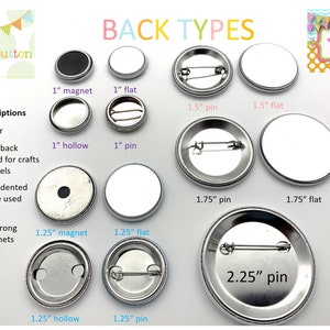 Rainbow Themed Set of 20 Colorful Rainbow 1" or 1.25 Inch Buttons ...