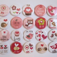 Valentines Day Button Pins - Etsy