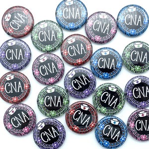 TWNETY CNA Certified Nursing Assistant Buttons / Various Backs and ...