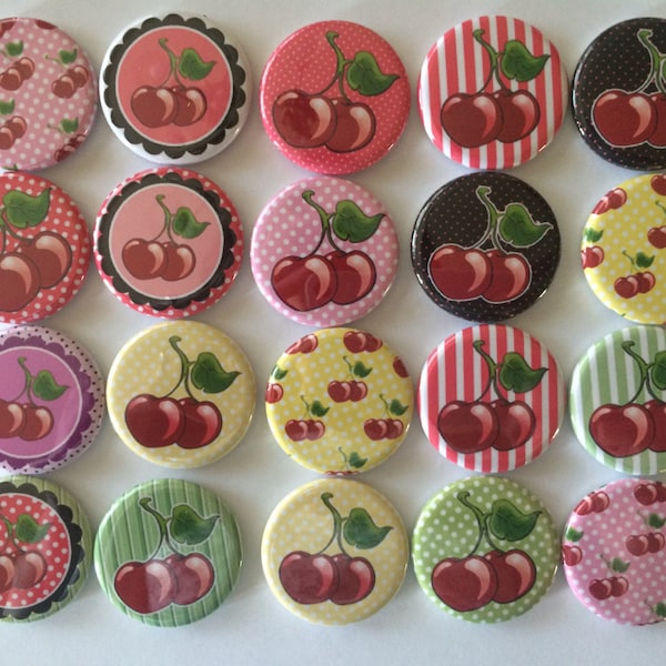 Cherry Buttons - Etsy