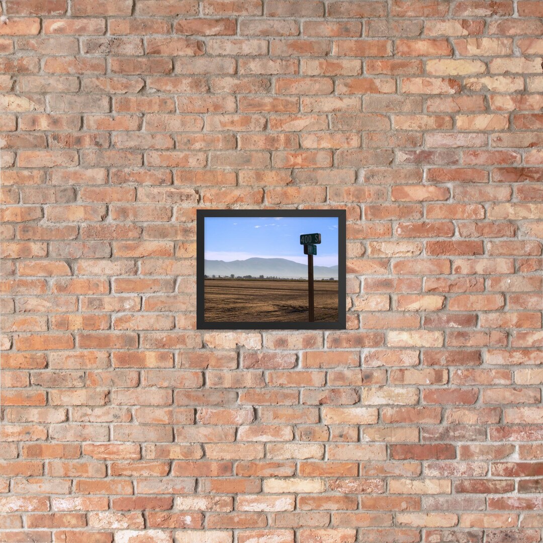 Rustic Idaho Backroads: Vintage Wall Art Featuring Foggy Mountains ...