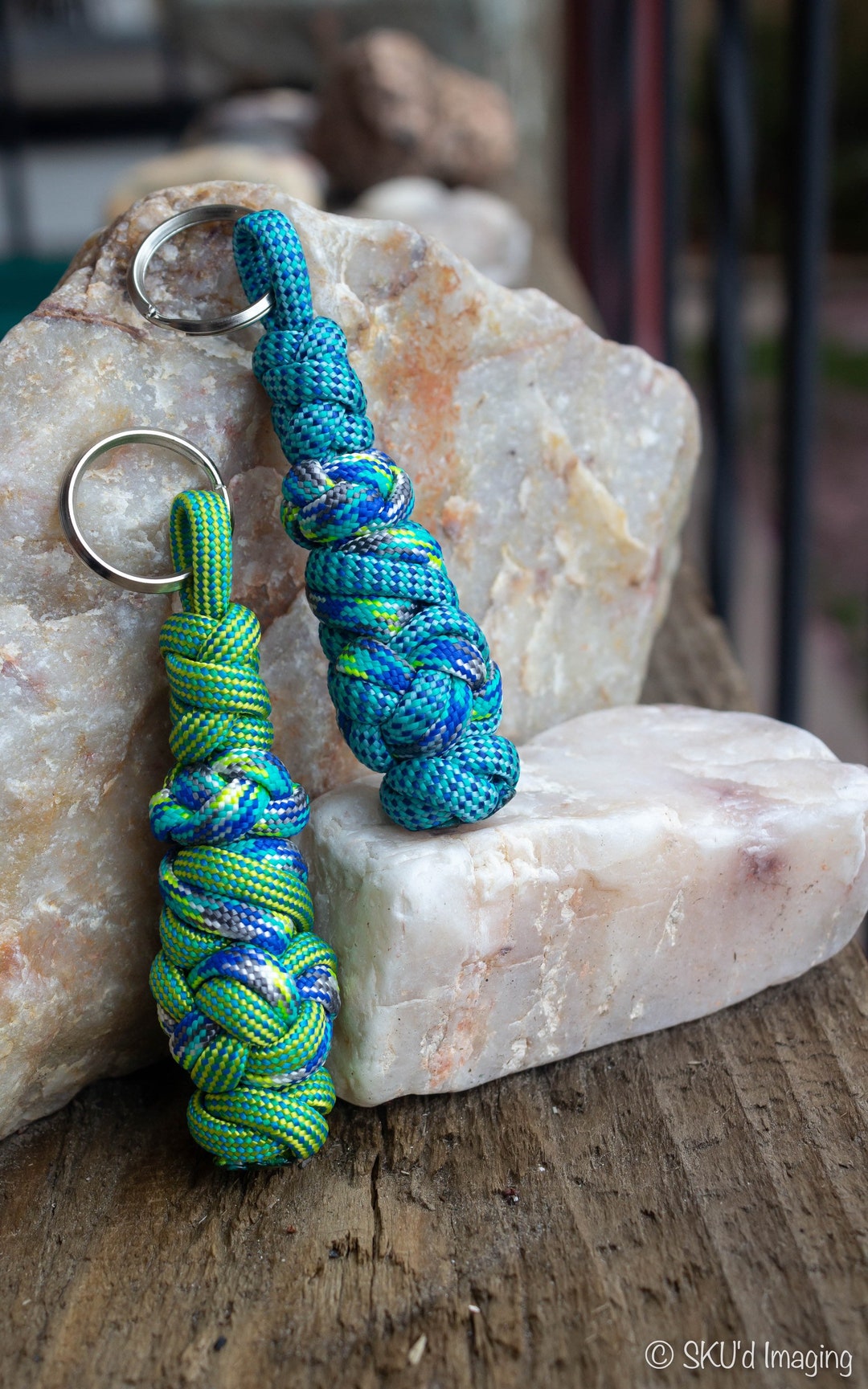 2.25” Set of 2 Knotted Keychains - Etsy
