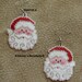 Native American Style Beaded Earrings - Beaded Santa Claus Earrings ...