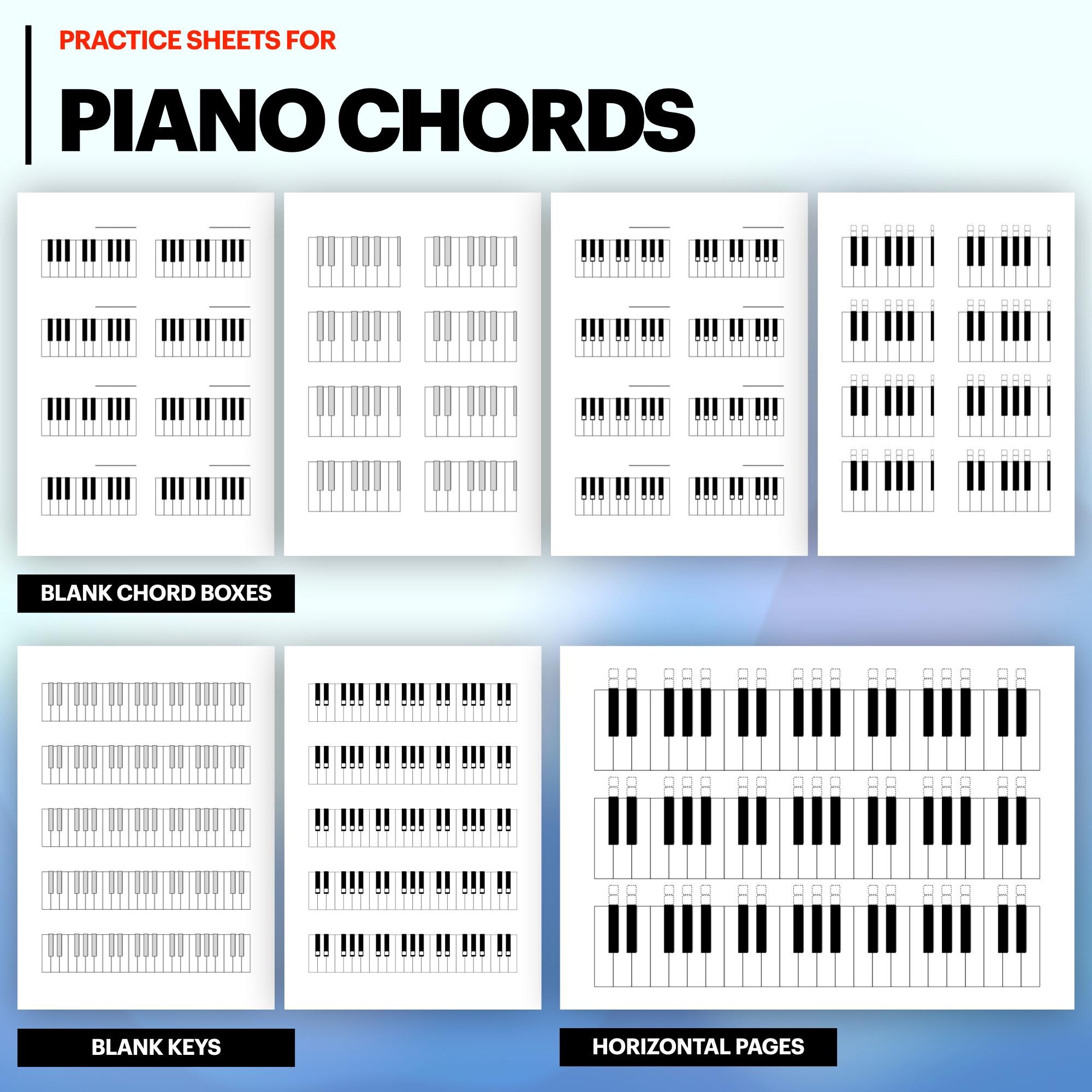 Ultimate Printable Piano Practice Sheet Bundle: PDF Files for Piano ...
