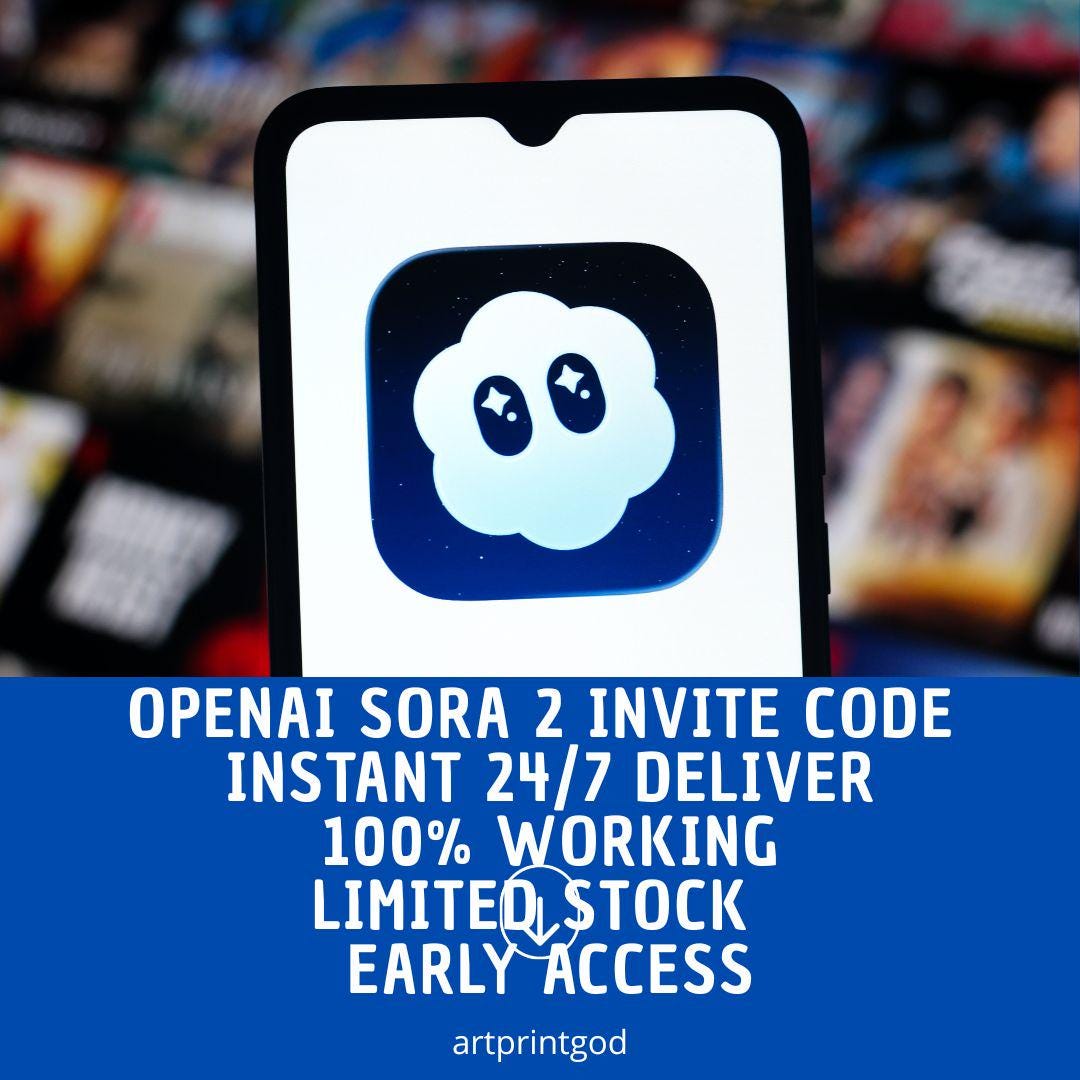 Openai Sora 2 Invite Code – Instant 24/7 Delivery | 100% Working | Limited Stock | Early Access ...