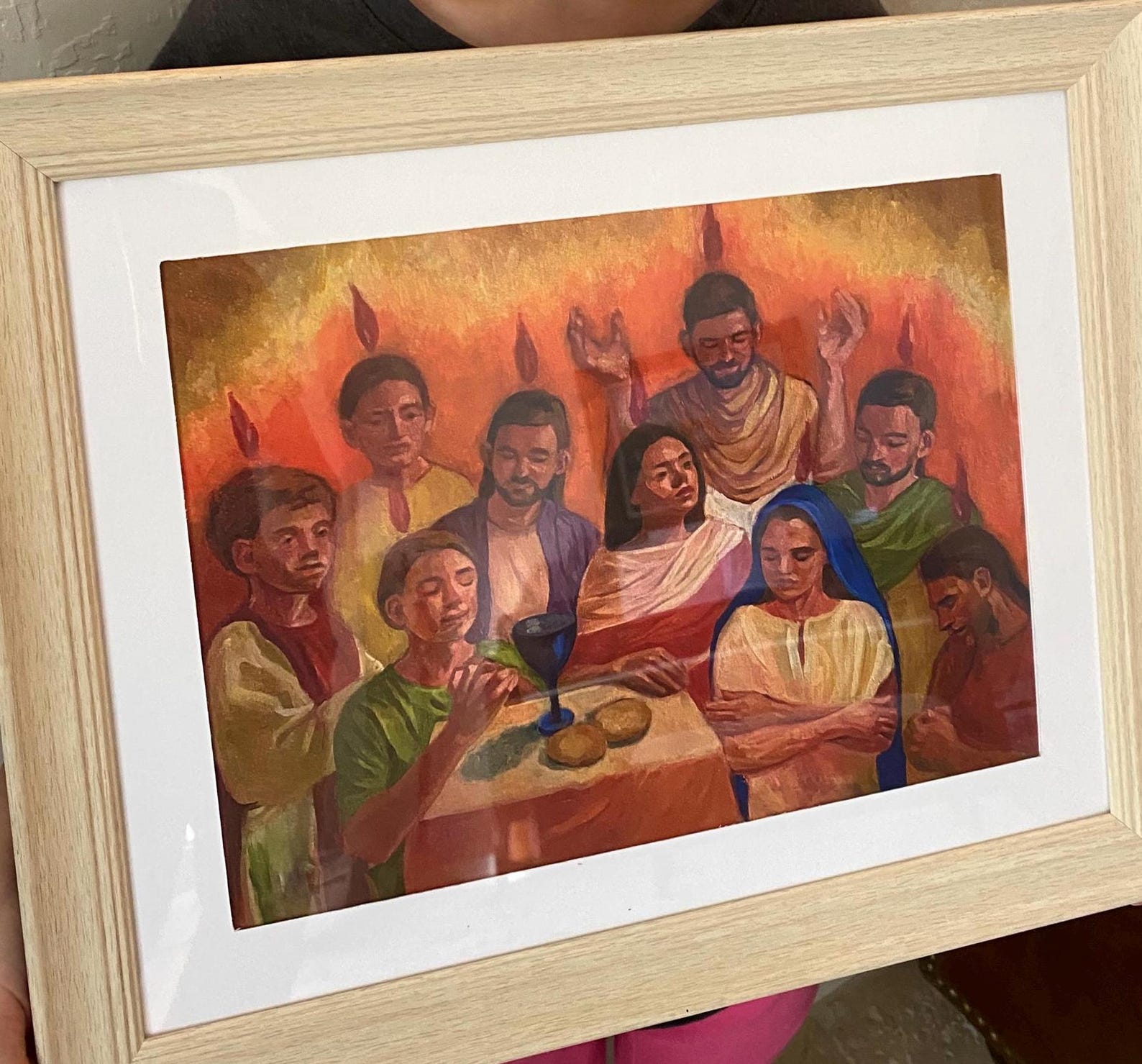 Pentecost Holy Spirit Art Print: Modern Christian Art (9"x12") - Etsy