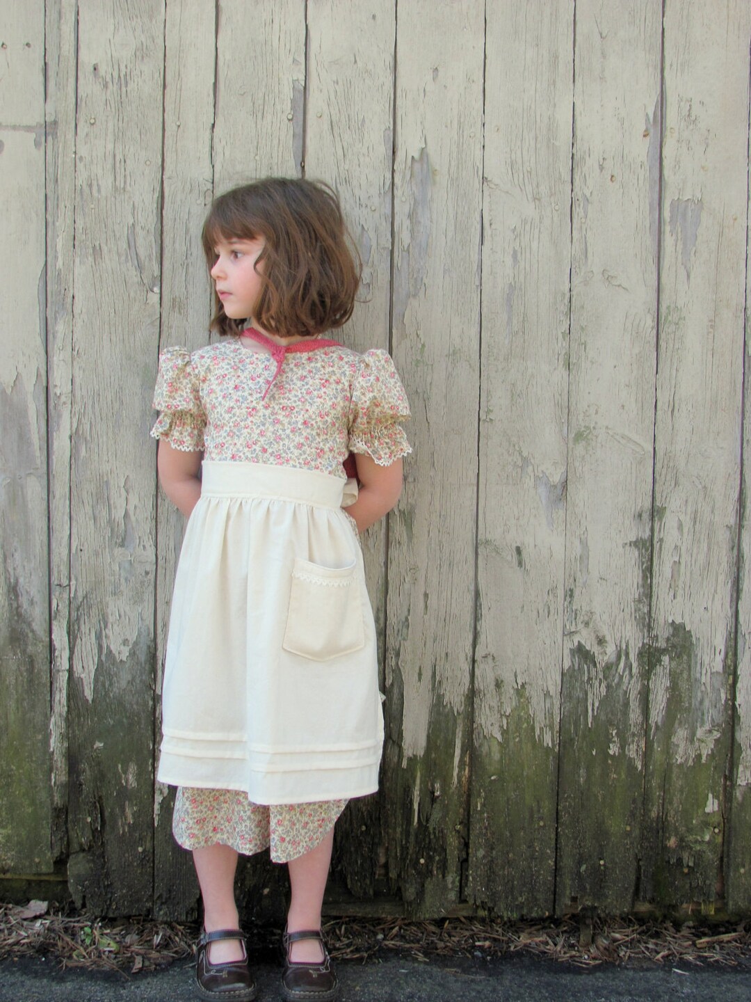 Prairie Outfit Dress, Apron and Bonnet Sizes 2-12 - Etsy