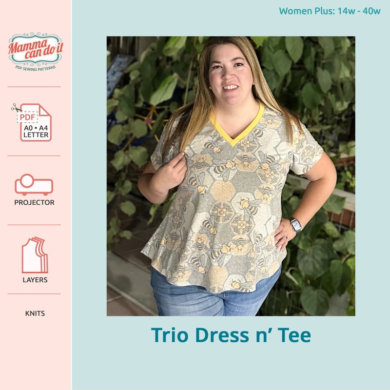 Plus Size Pattern - Etsy