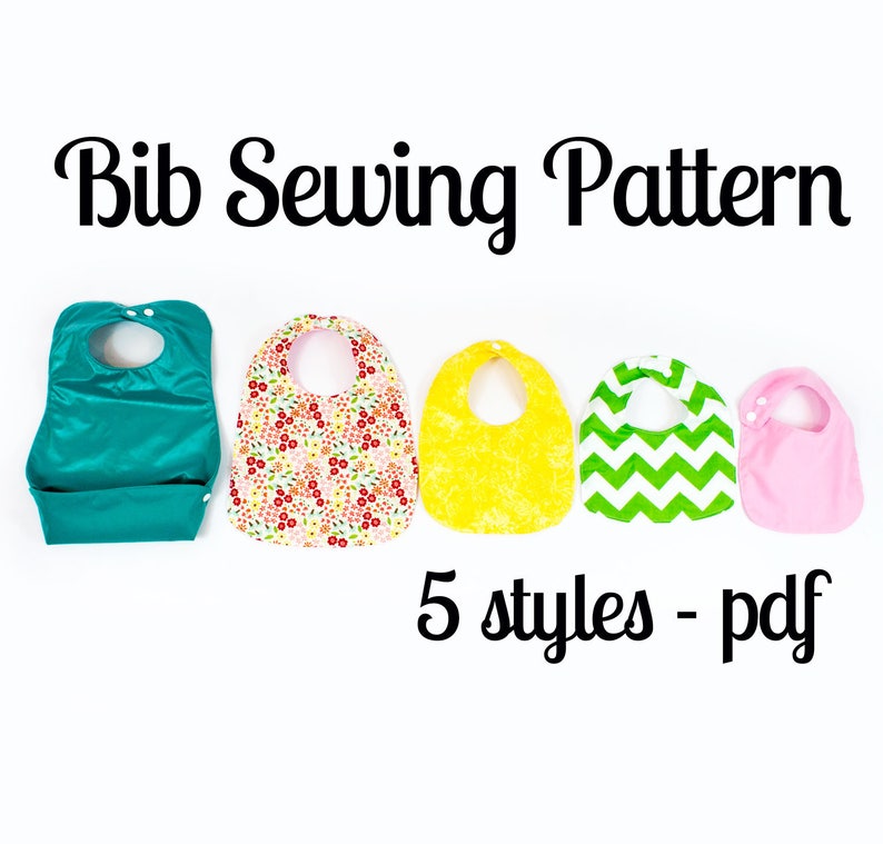 Bib PDF Sewing Pattern Bib Svg Png Jpg Dxf A0 A4 - Etsy