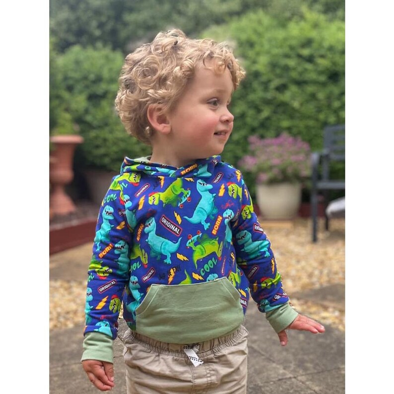 Wallaby Hoodie & Sweater Sewing Pattern | Boys Sizes 2T-20 | Projector ...