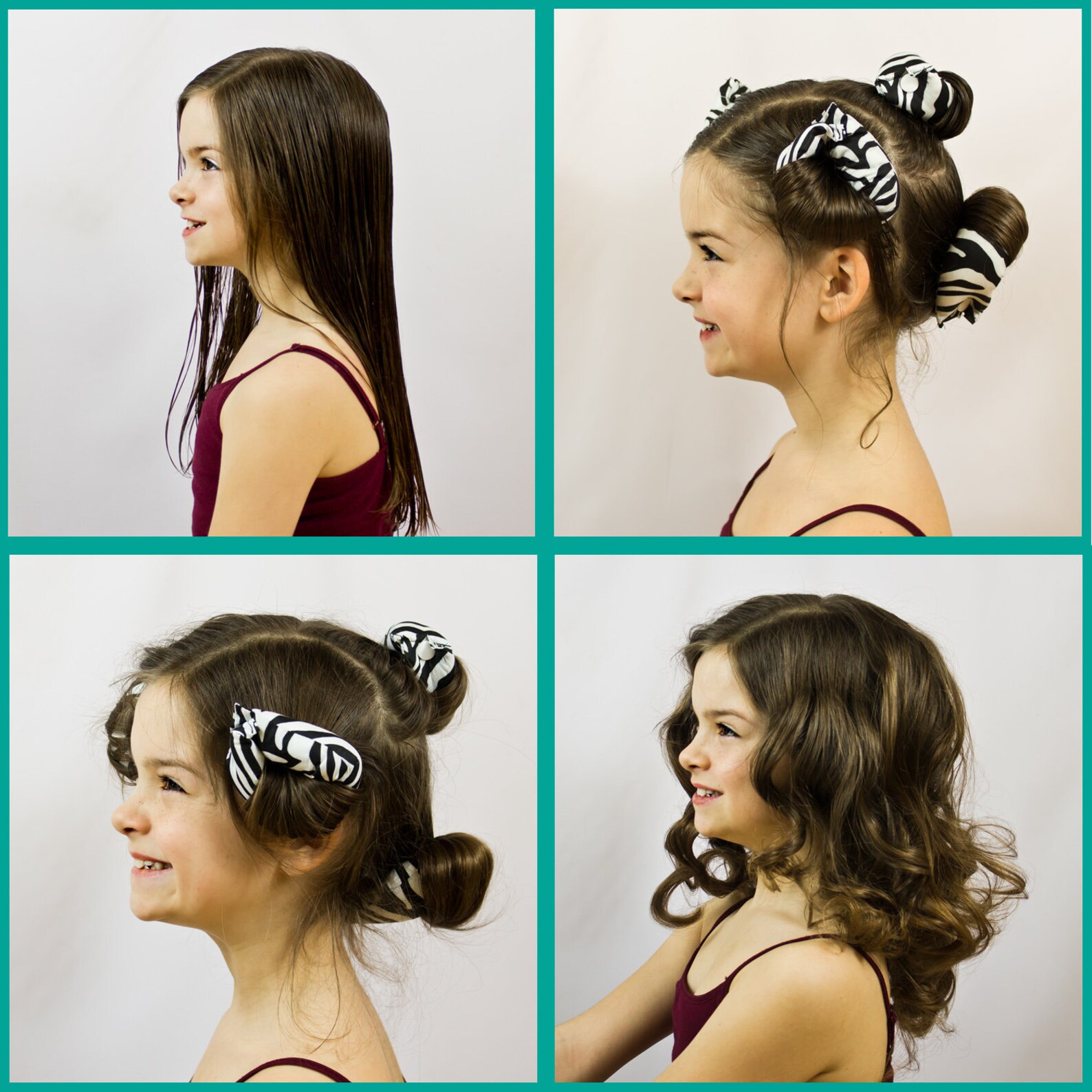 Fabric Hair Rollers PDF Sewing Pattern | 3 Sizes | A0, A4, 8.5x11 ...