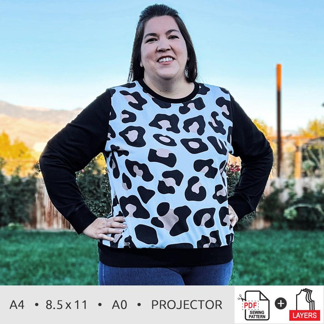Wallaby Hoodie & Sweater Sewing Pattern | Women Plus Sizes 14w-40w ...