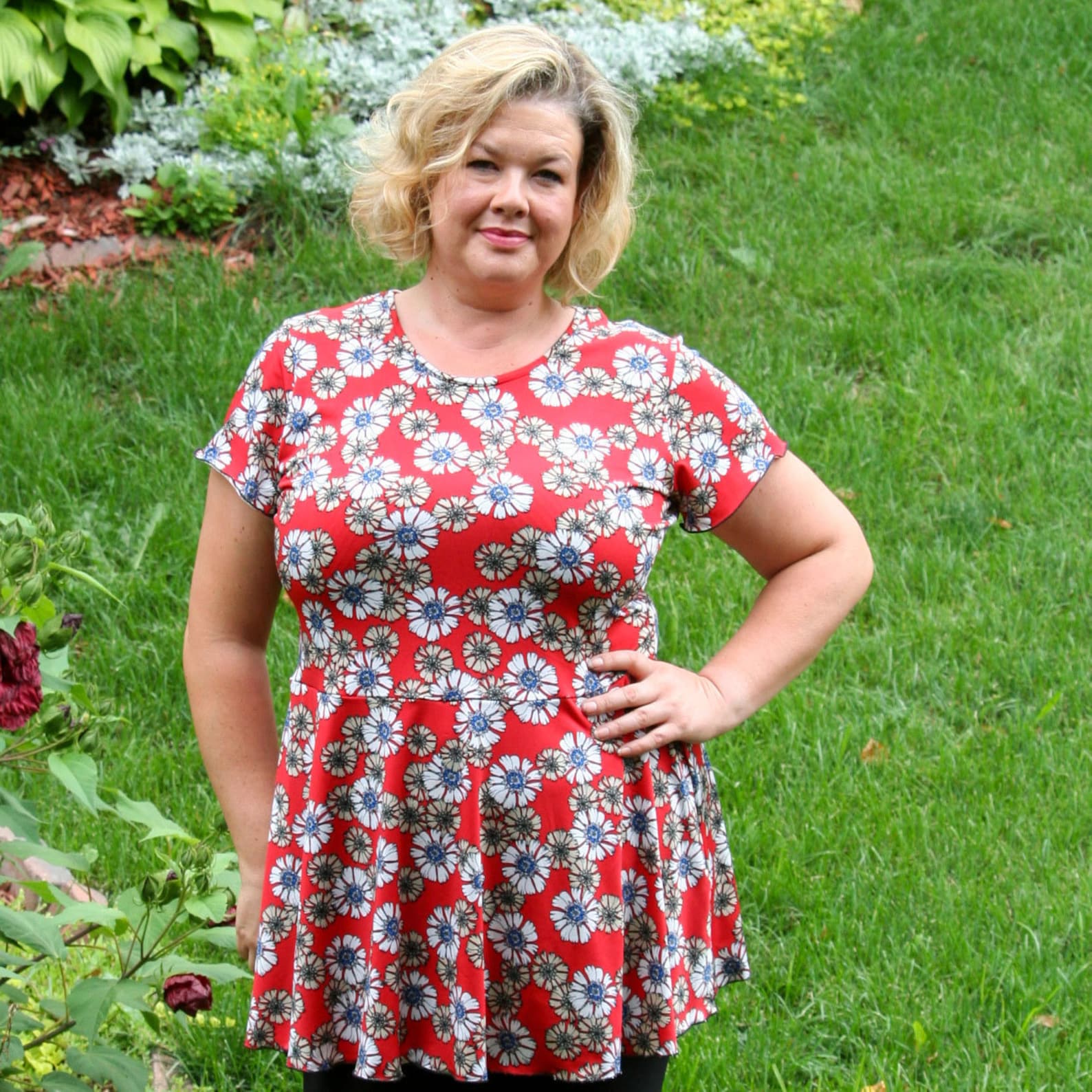 Relaxed Peplum Top Sewing Pattern Women Sizes 00-20 - Etsy