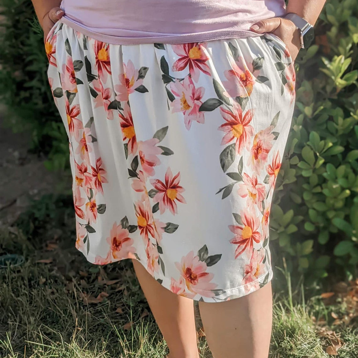 Everyday Skirt PDF Sewing Pattern | Women Plus Sizes 14w-40w ...