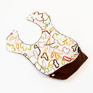 Bib PDF Sewing Pattern | Bib Svg, Png, Jpg, Dxf | A0, A4, 8.5x11 ...