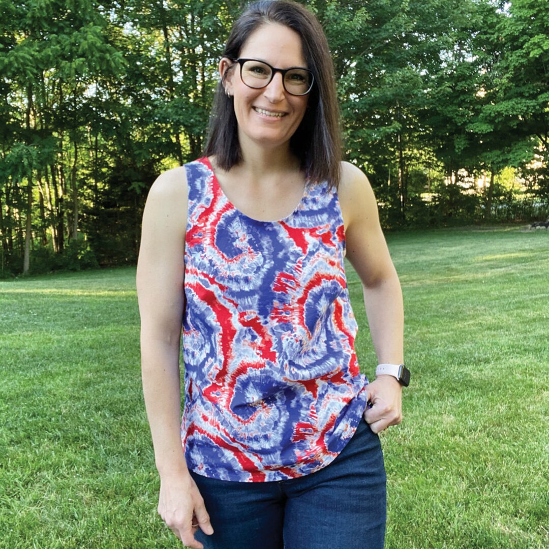 Simple Woven Tank Top Tank PDF Sewing Pattern | Women Sizes 00-20 ...