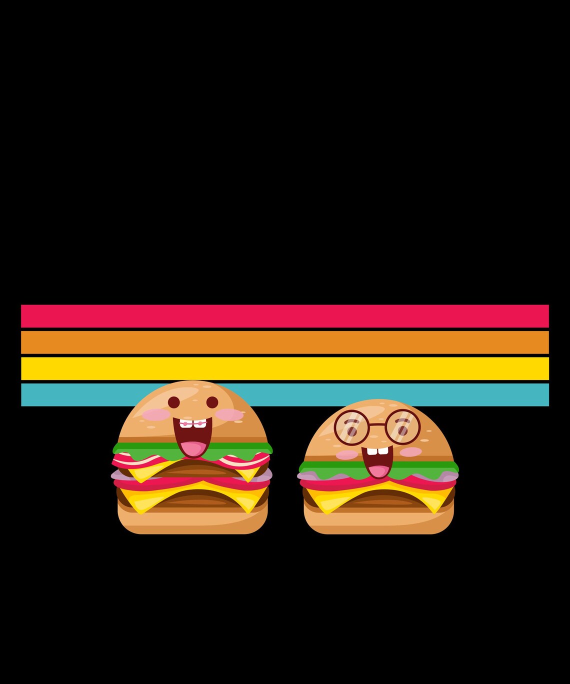 Burger Brothers Heritage Design PNG Colourful, Rainbow, Vintage, 1979 ...