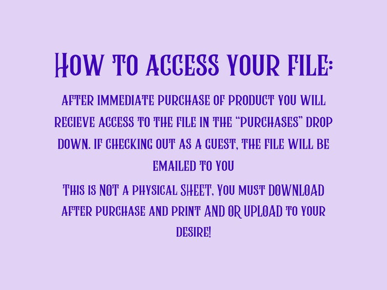 Purple Glam To-do List Printable PDF – Stylish Productivity Planner for ...