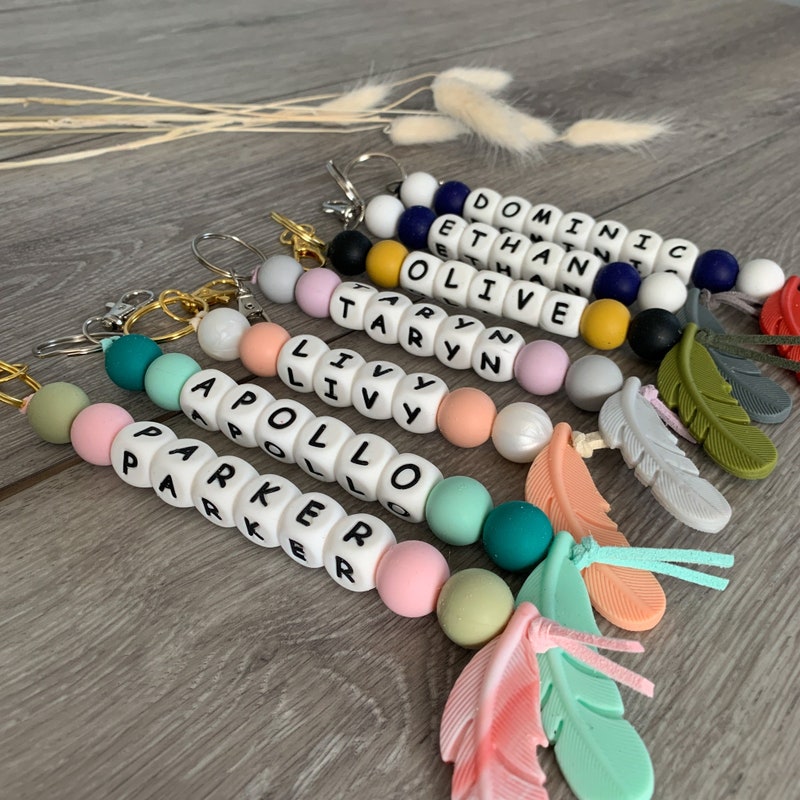 Name Keychain - Etsy