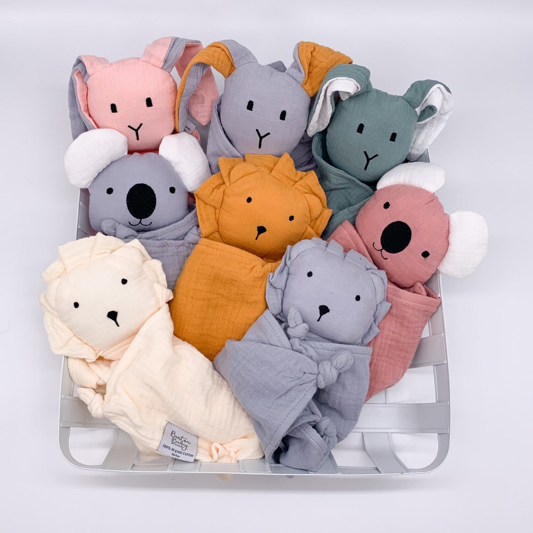 Personalized Animal Lovey, Baby Shower Gift, Baby Gift, Bunny Lovey ...