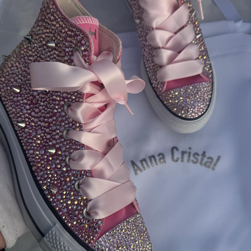 Crystal Sneakers - Etsy