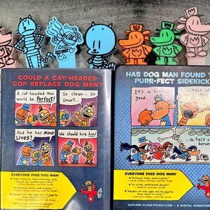 Personalized Dog Man Bookmark Set, Glow-in-the-dark, Kids' Bookmarks ...