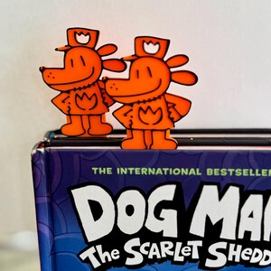 Personalized Dog Man Bookmark Set, Glow-in-the-dark, Kids' Bookmarks ...