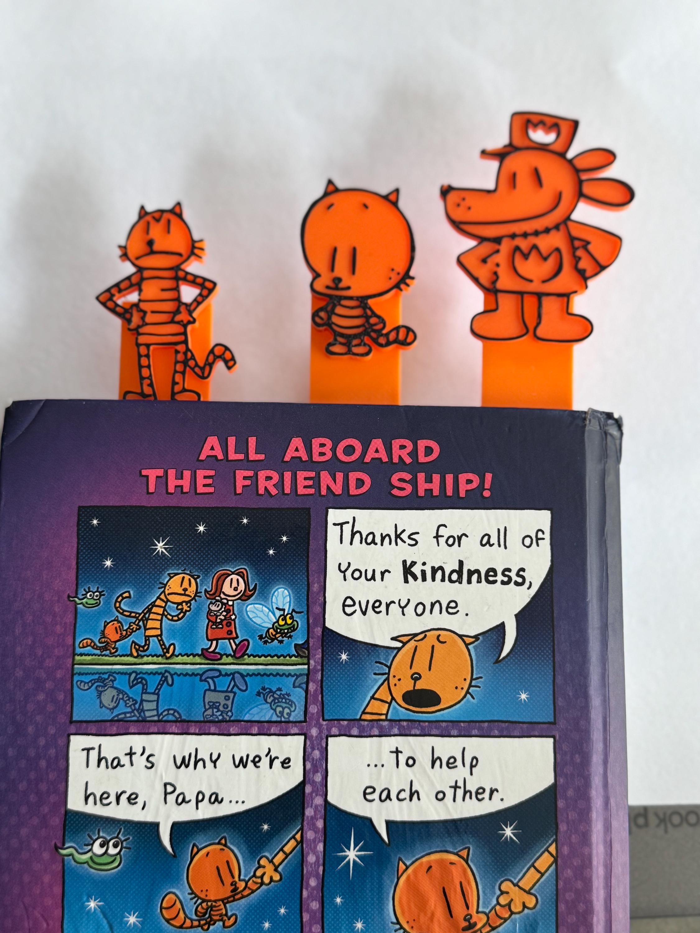 Dog Man Party Favor Bookmarks Bulk Pack Petey, Li’l Petey, 80-HD, Bark ...