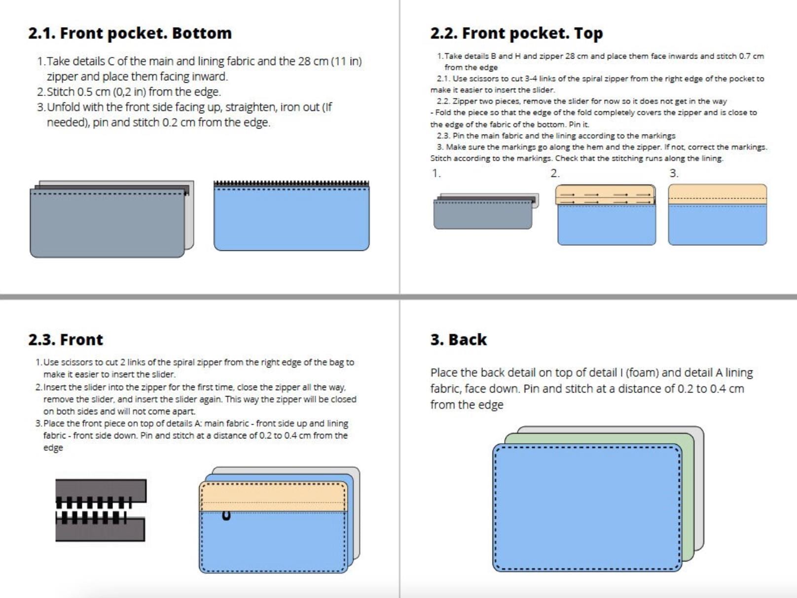 Crossbody Bag Sewing Pattern, DIY Shoulder Bag Tutorial (PDF) - Etsy