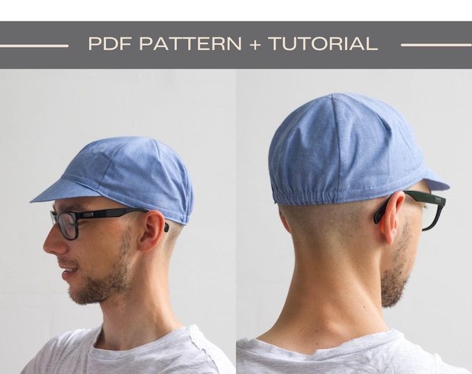 Cycling Cap PDF Sewing Pattern and Instructions Digital (with Video ...