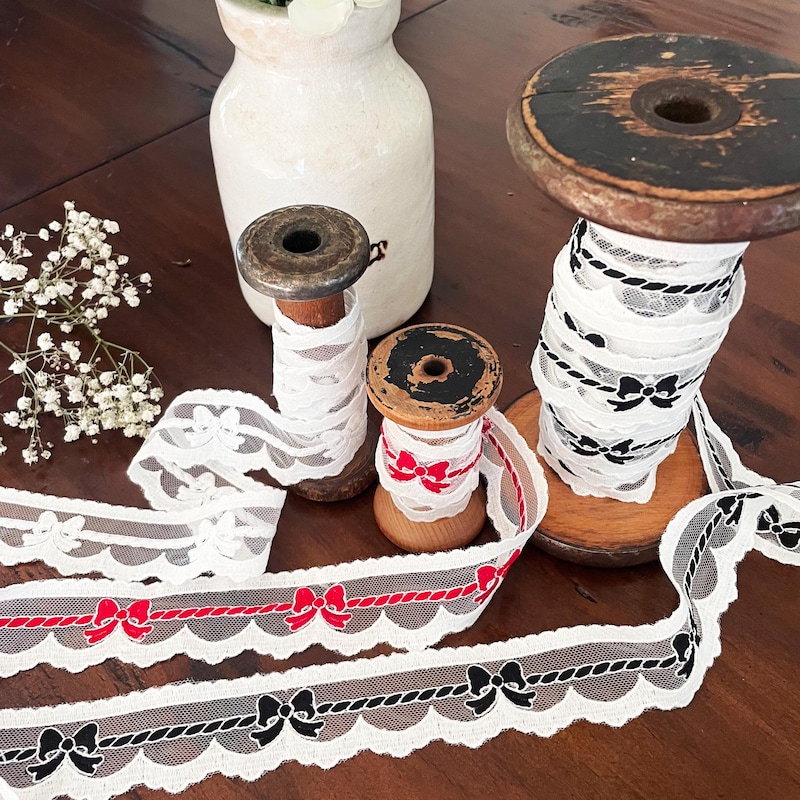 White Bow Hat With Blue - Etsy