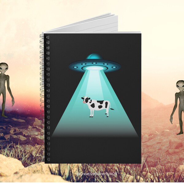 Funny Ufo Journal - Etsy