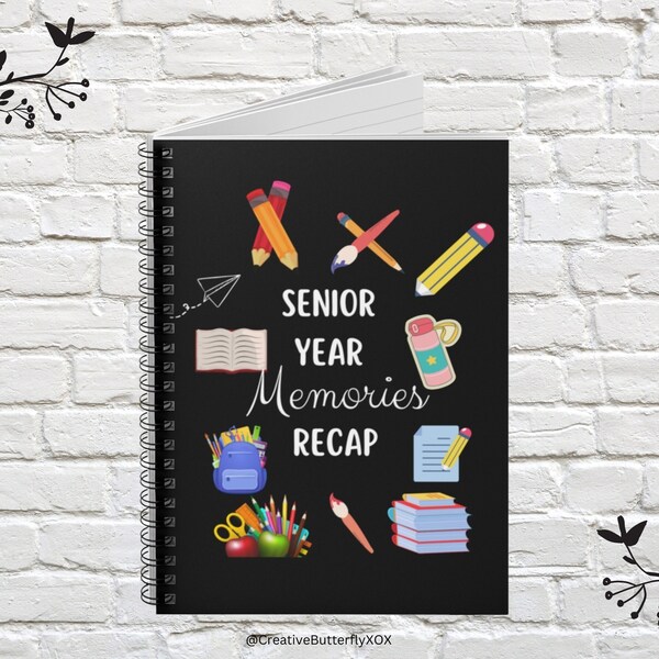 Senior Year Journal - Etsy