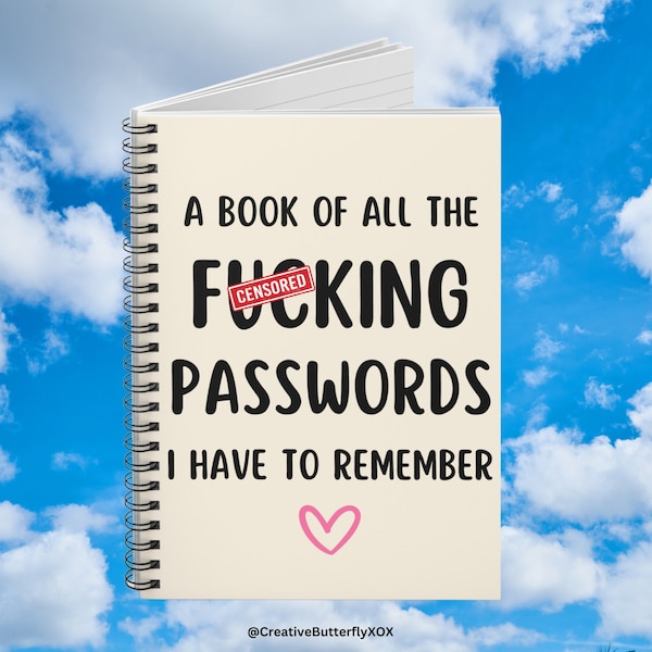 All the Passwords - Etsy
