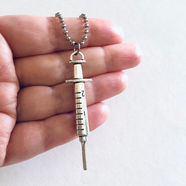 Syringe Necklace - Etsy
