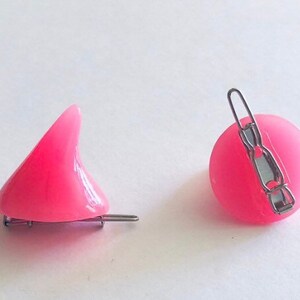 Pink Devil Horns Hair Clips Halloween Hair Clips Hair - Etsy