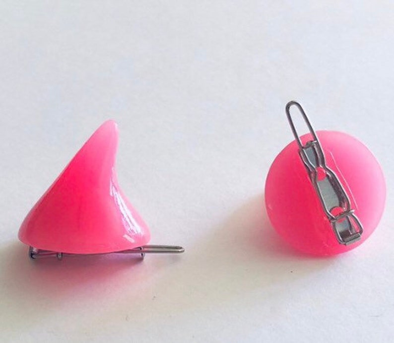 Pink Devil Horns Hair Clips Halloween Hair Clips Hair - Etsy