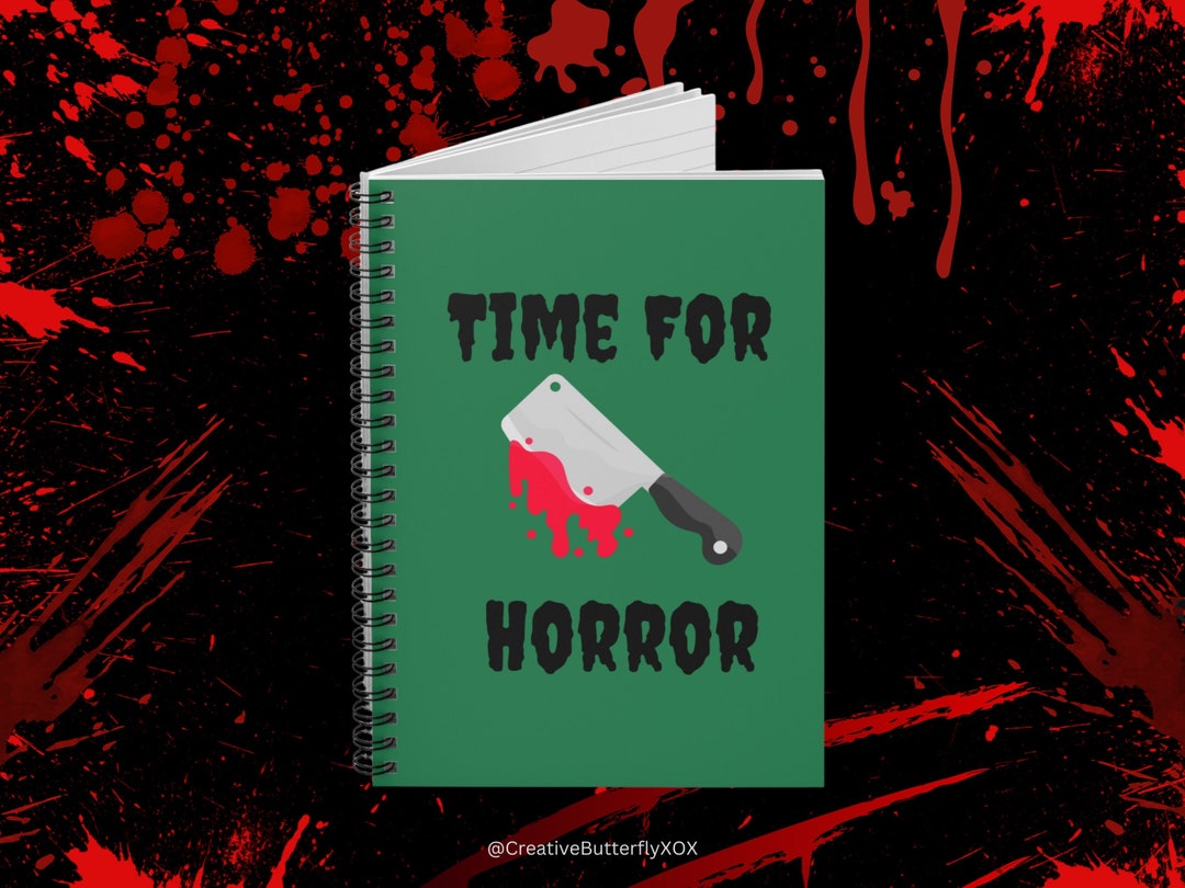 Time for Horror Notebook, Horror Movies Notebook, Horror Gifts, Gift ...