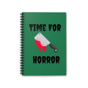 Time for Horror Notebook, Horror Movies Notebook, Horror Gifts, Gift ...