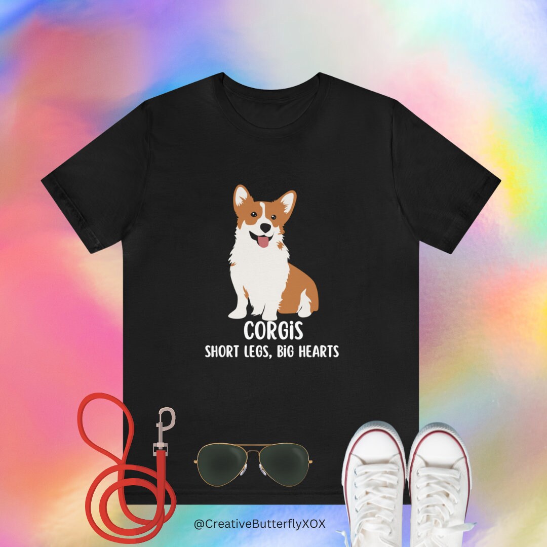 Dog Corgi T-shirt, Corgis Short Legs Big Hearts Shirt, Corgis Shirt ...