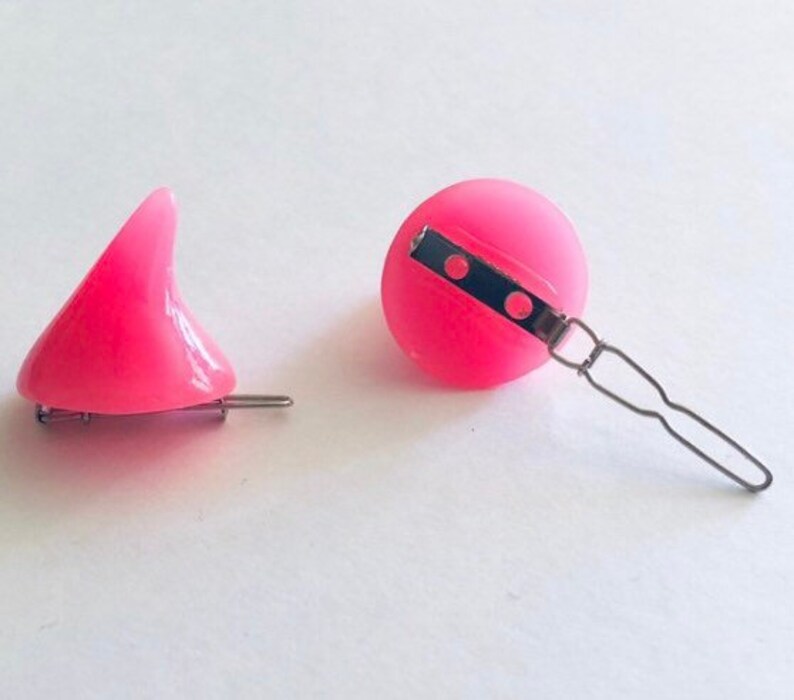 Pink Devil Horns Hair Clips Halloween Hair Clips Hair - Etsy
