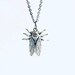 Cockroach Necklace, Silver Cicada Necklace Stainless Steel, Fly Bug ...