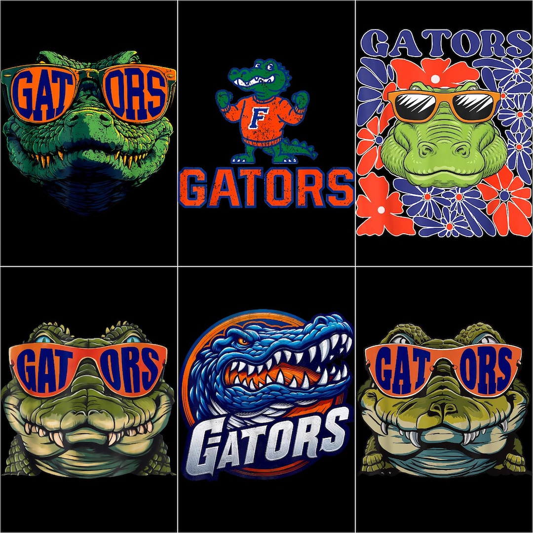 Gators PNG Bundle – Cool Alligator Sports & Mascot T-shirt Designs for ...