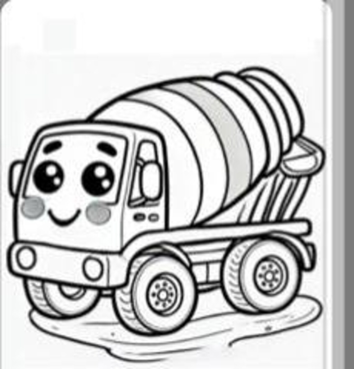 10 Pages of Printable Construction Vehicles Art Coloring Book Pages 2-3 ...