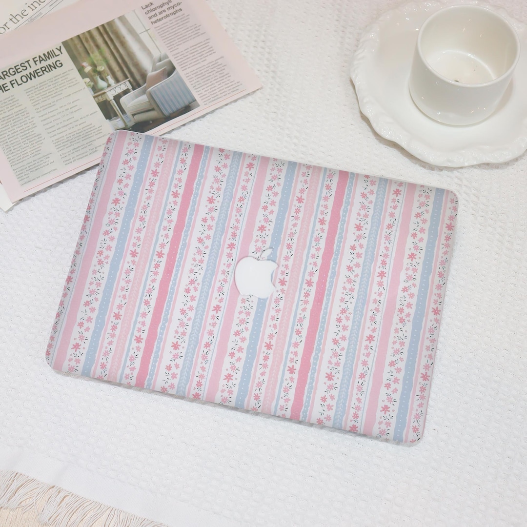 Striped Floral New Custom MacBook Case for MacBook Ret 15/13,air 15/13 ...